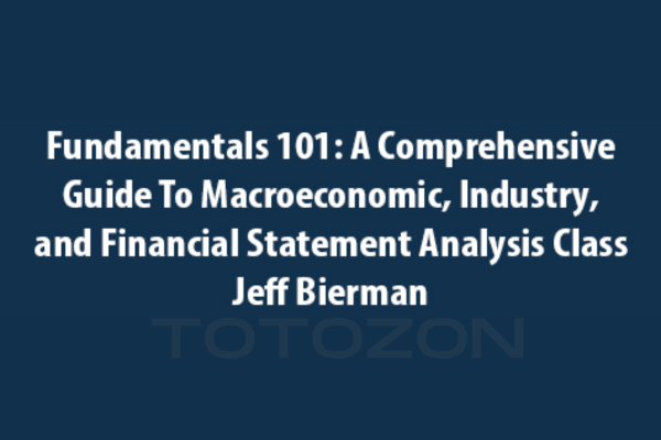 Master Finance with Jeff Bierman's Analysis Class